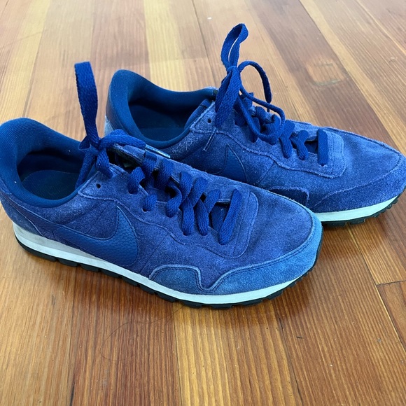 Nike | Shoes | Retro Nike Men 7 Uk 6 Royal Blue Suede | Poshmark